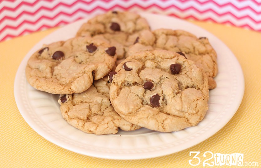 Simple Chocolate Chip Cookie Recipe - 32 Turns32 Turns